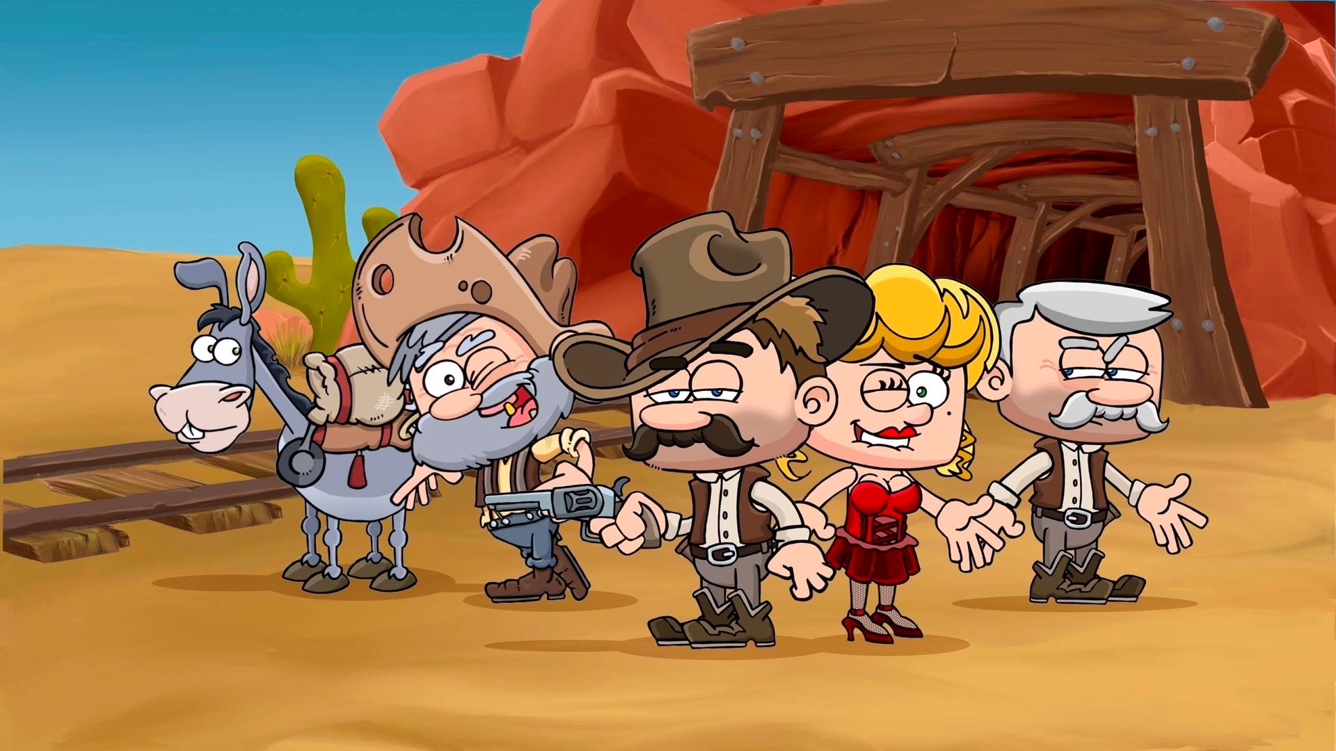 Red Rock mine entrance - Cartoon Animator/Scene - Reallusion Content Store