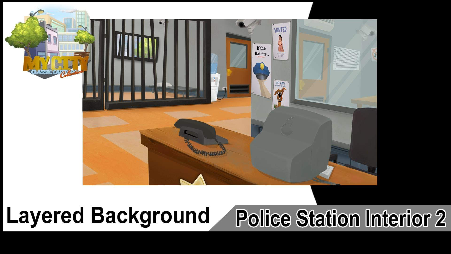 Police station Interior view 2 - Cartoon Animator/Scene - Reallusion ...