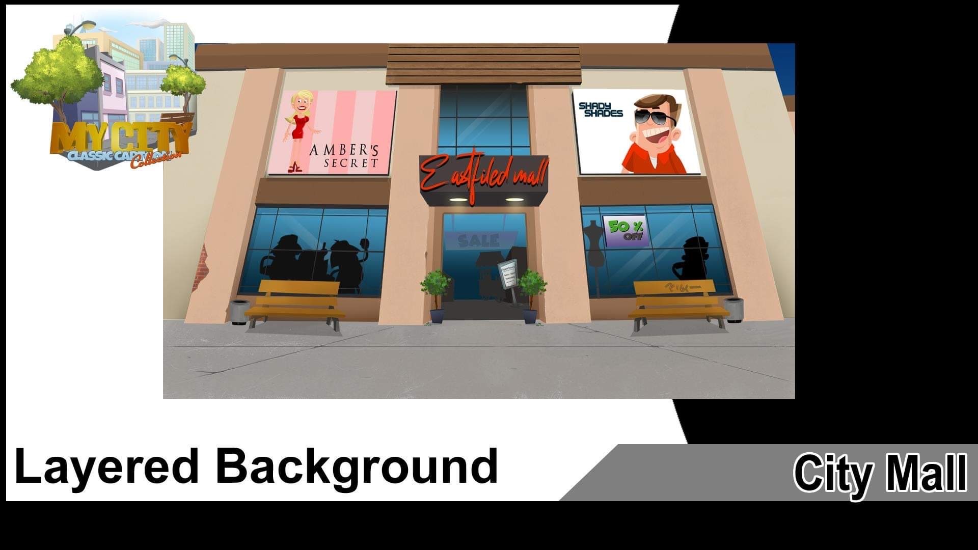 City Mall - Cartoon Animator/Scene - Reallusion Content Store