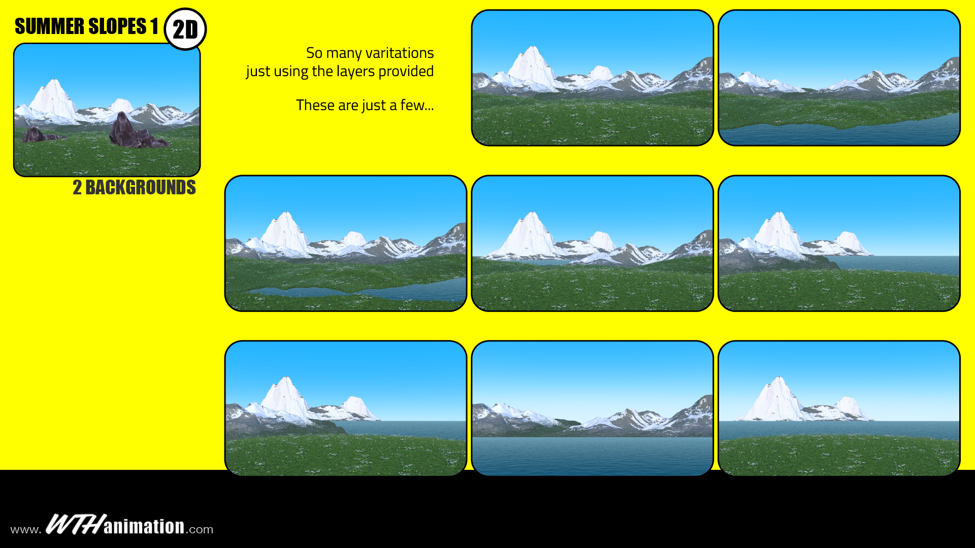 Summer Slopes 1 - Cartoon Animator/Scene - Reallusion Content Store