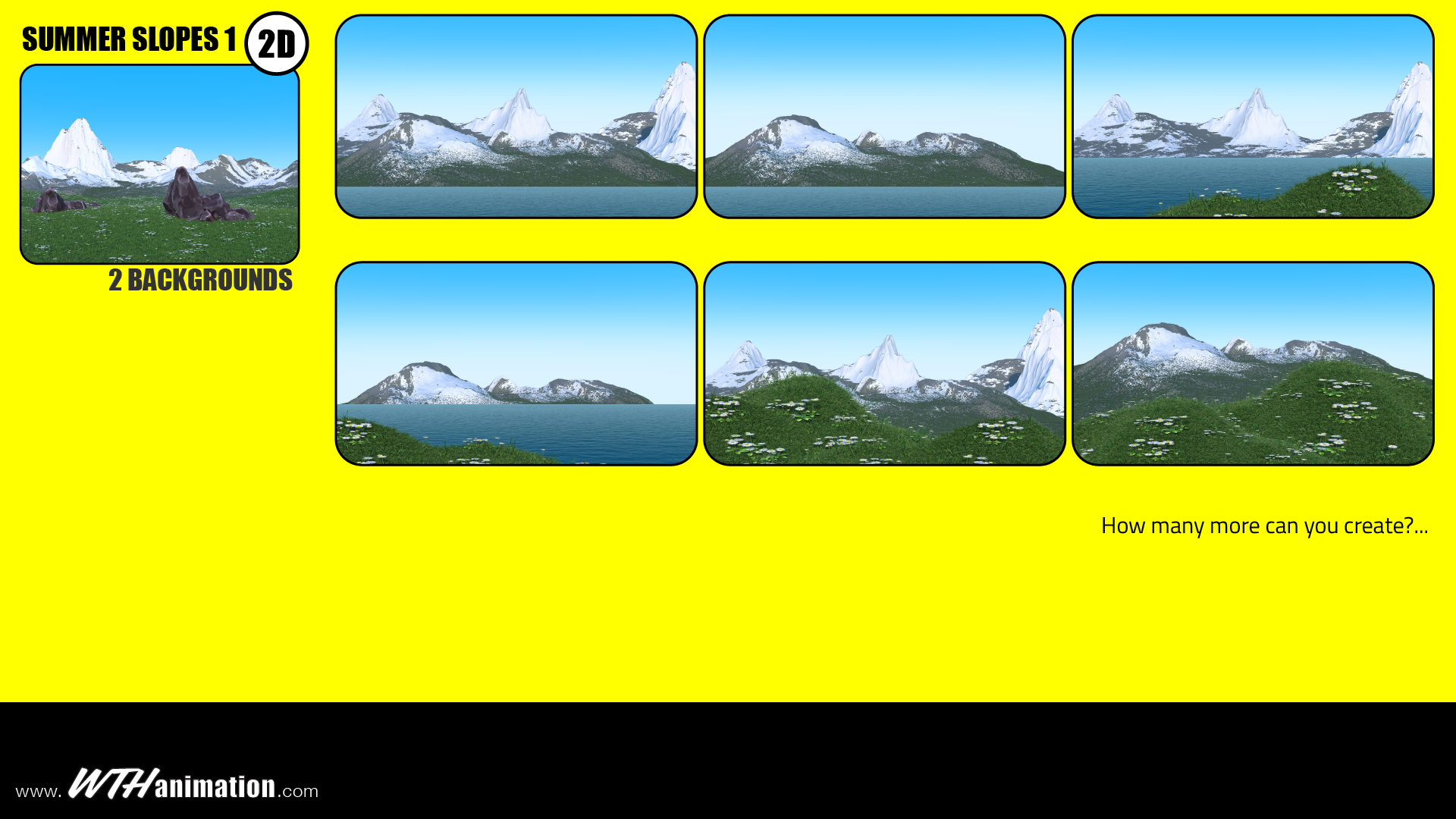 Summer Slopes 1 - Cartoon Animator/Scene - Reallusion Content Store