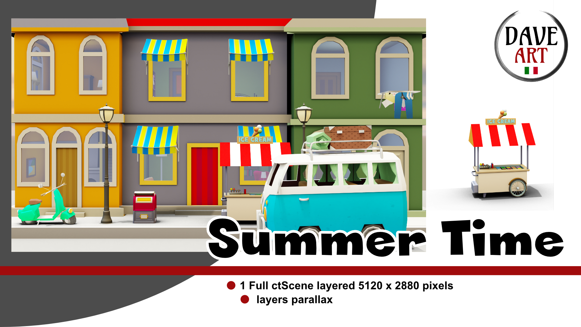 Summer Time - Cartoon Animator/Scene - Reallusion Content Store