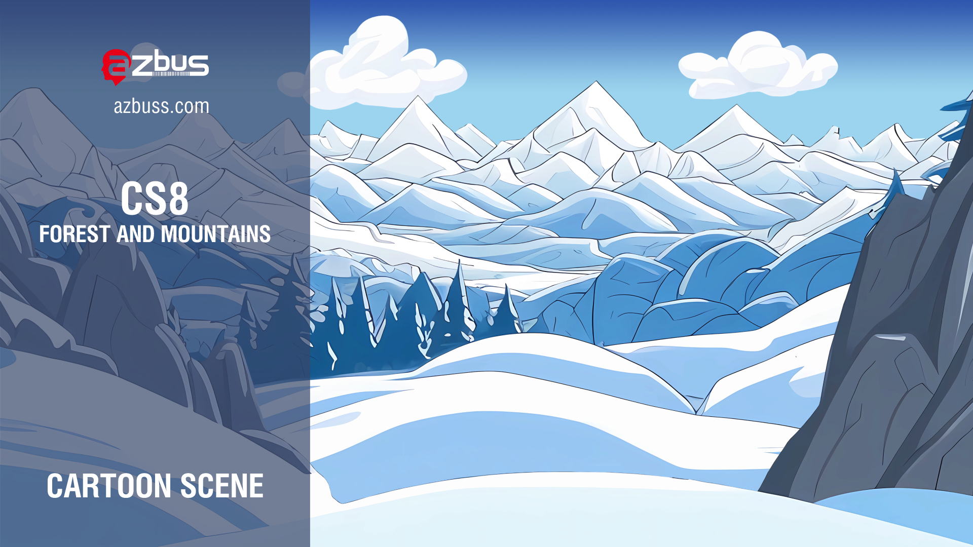 CS8 - forest and mountains - Cartoon Animator/Scene - Reallusion ...