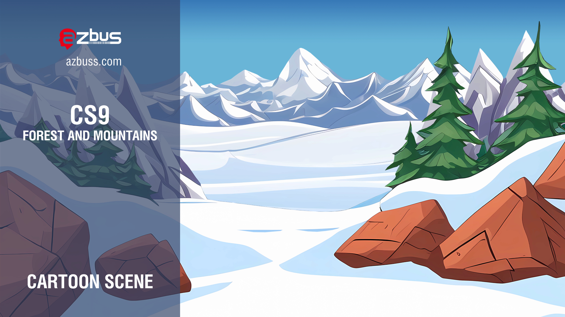 CS9 - forest and mountains - Cartoon Animator/Scene - Reallusion Content Store