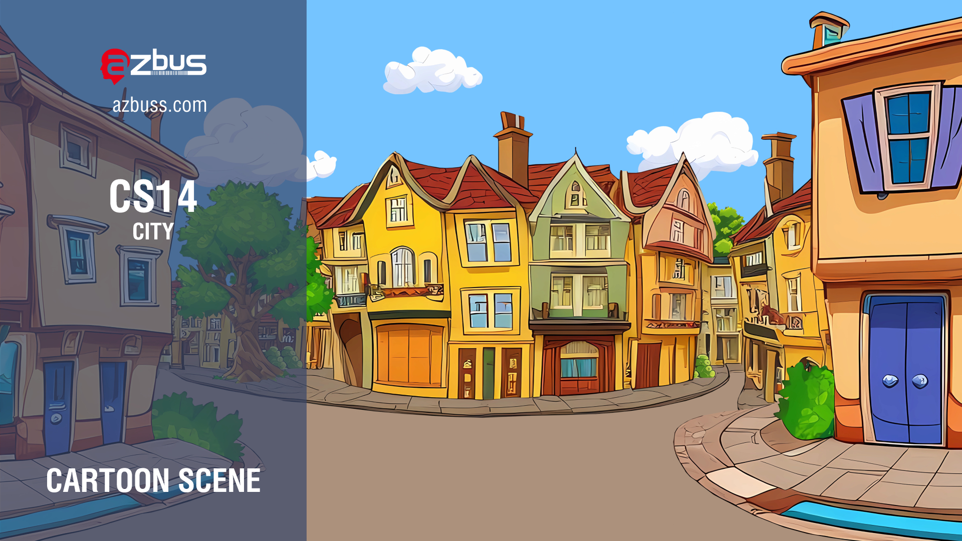 CS14 - city - Cartoon Animator/Scene - Reallusion Content Store