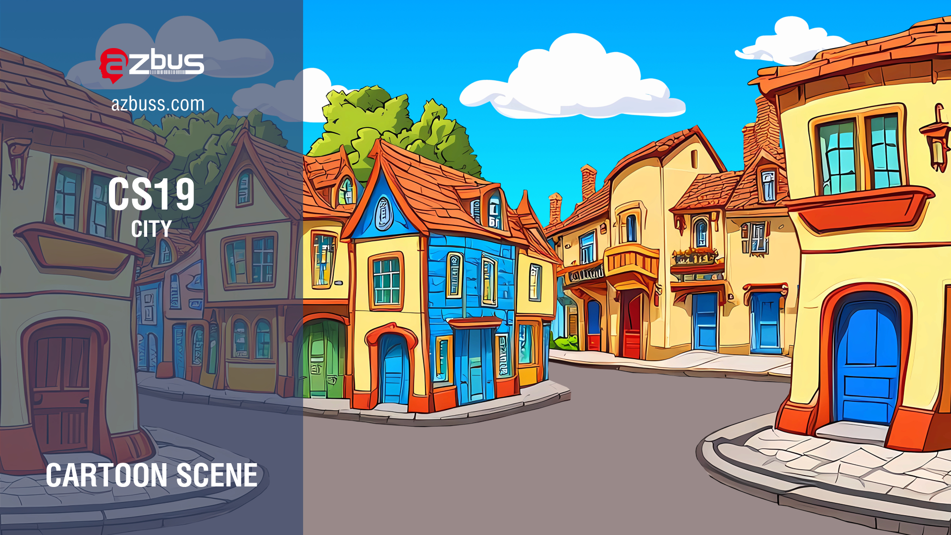 CS19 - city - Cartoon Animator/Scene - Reallusion Content Store