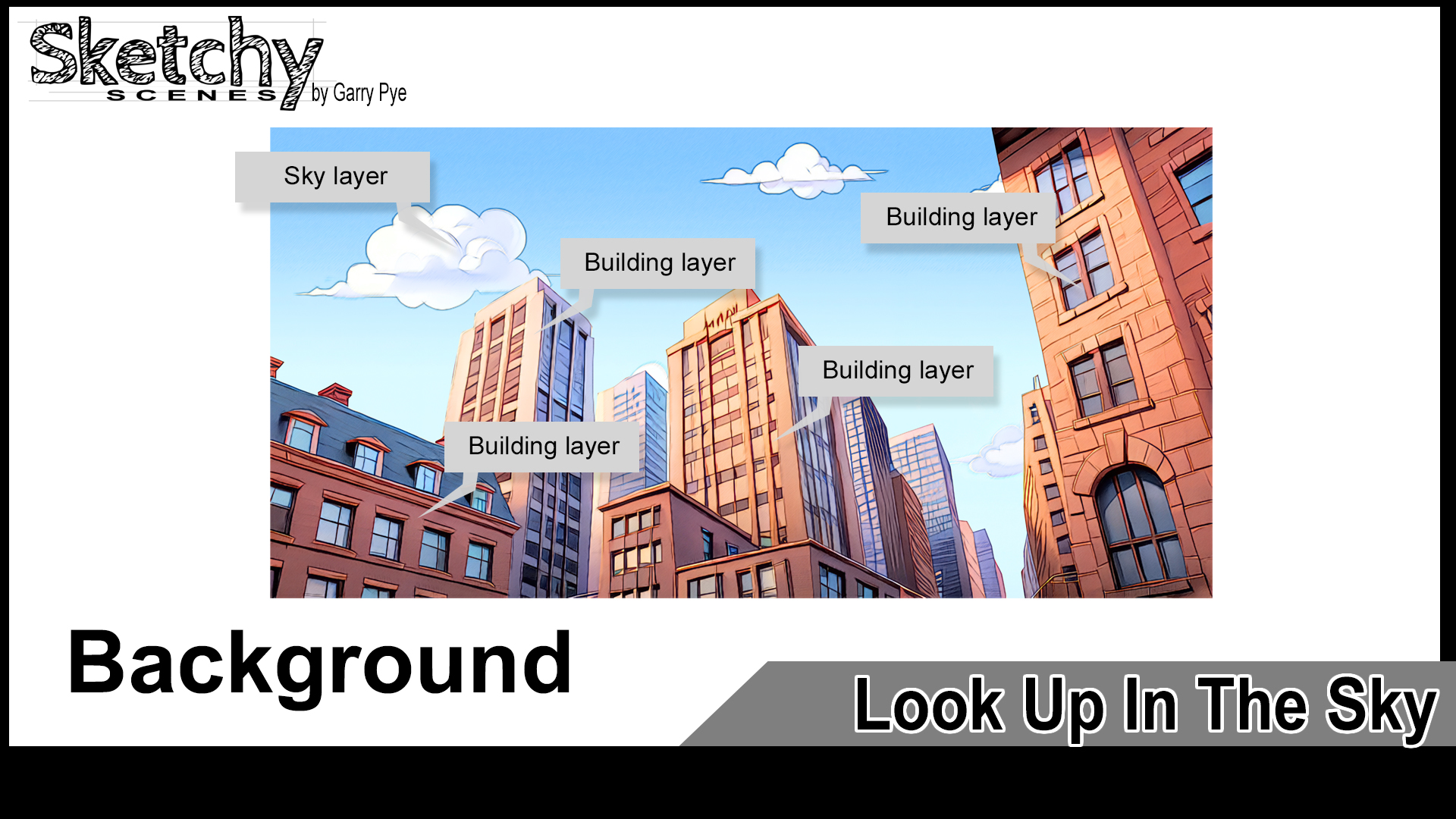 Sketchy Scenes - Look Up In The Sky - Cartoon Animator/Scene - Reallusion Content Store