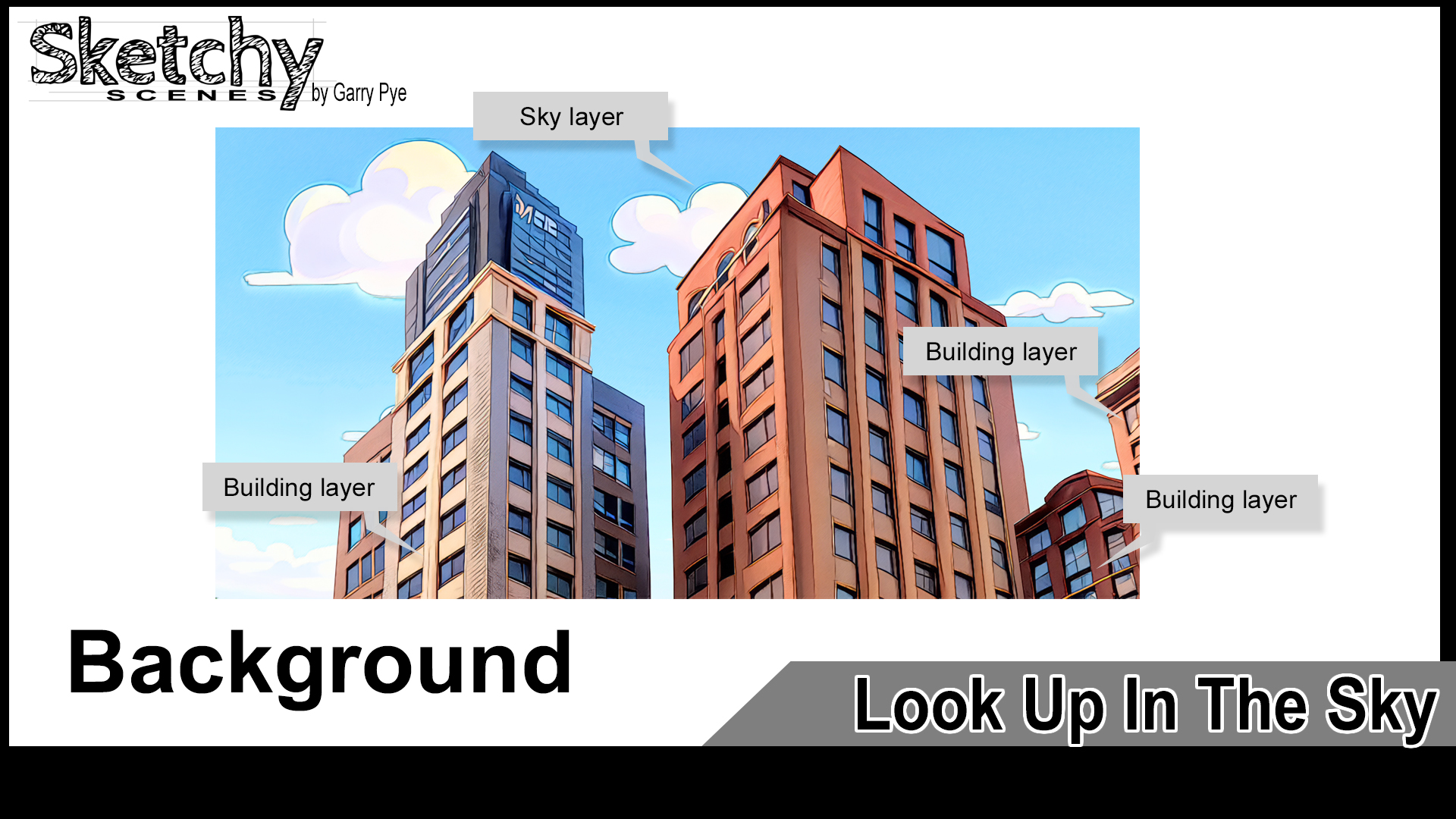 Sketchy Scenes - Look Up In The Sky - Cartoon Animator/Scene - Reallusion Content Store