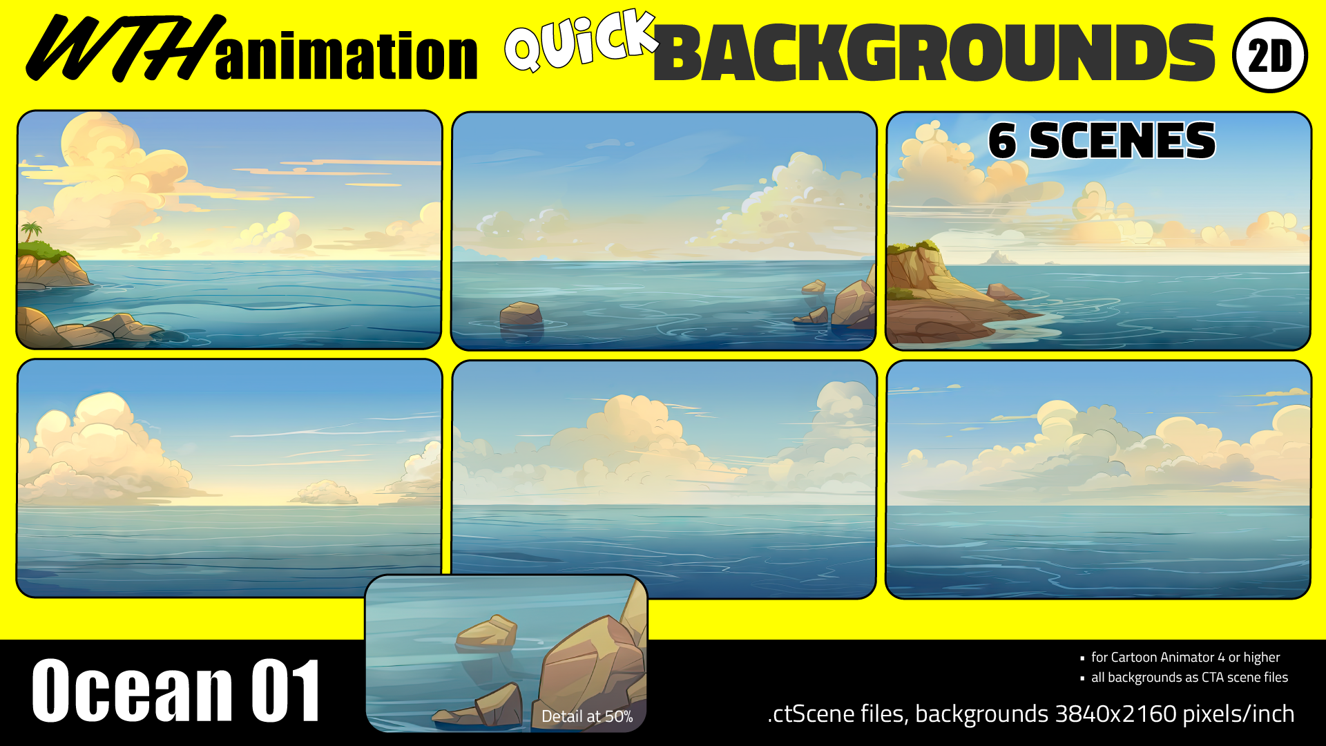 QB-Ocean 01 - Cartoon Animator/Scene - Reallusion Content Store