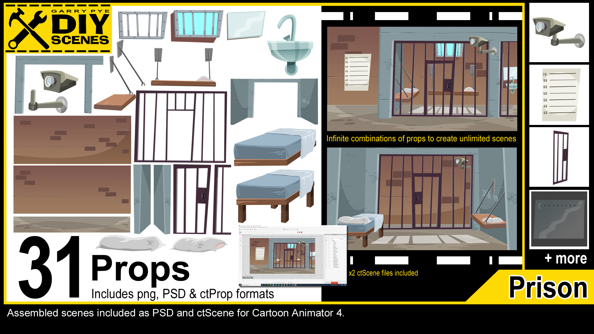 DIY Prison - Cartoon Animator/Scene - Reallusion Content Store