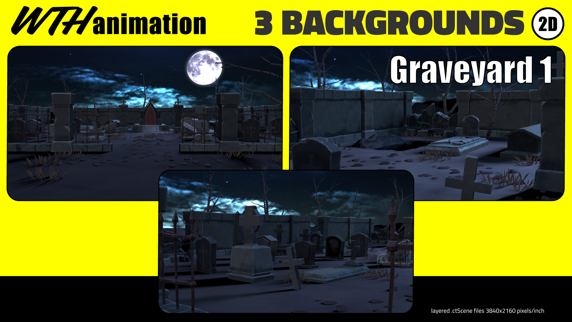 Graveyard 1 - Cartoon Animator/Scene - Reallusion Content Store