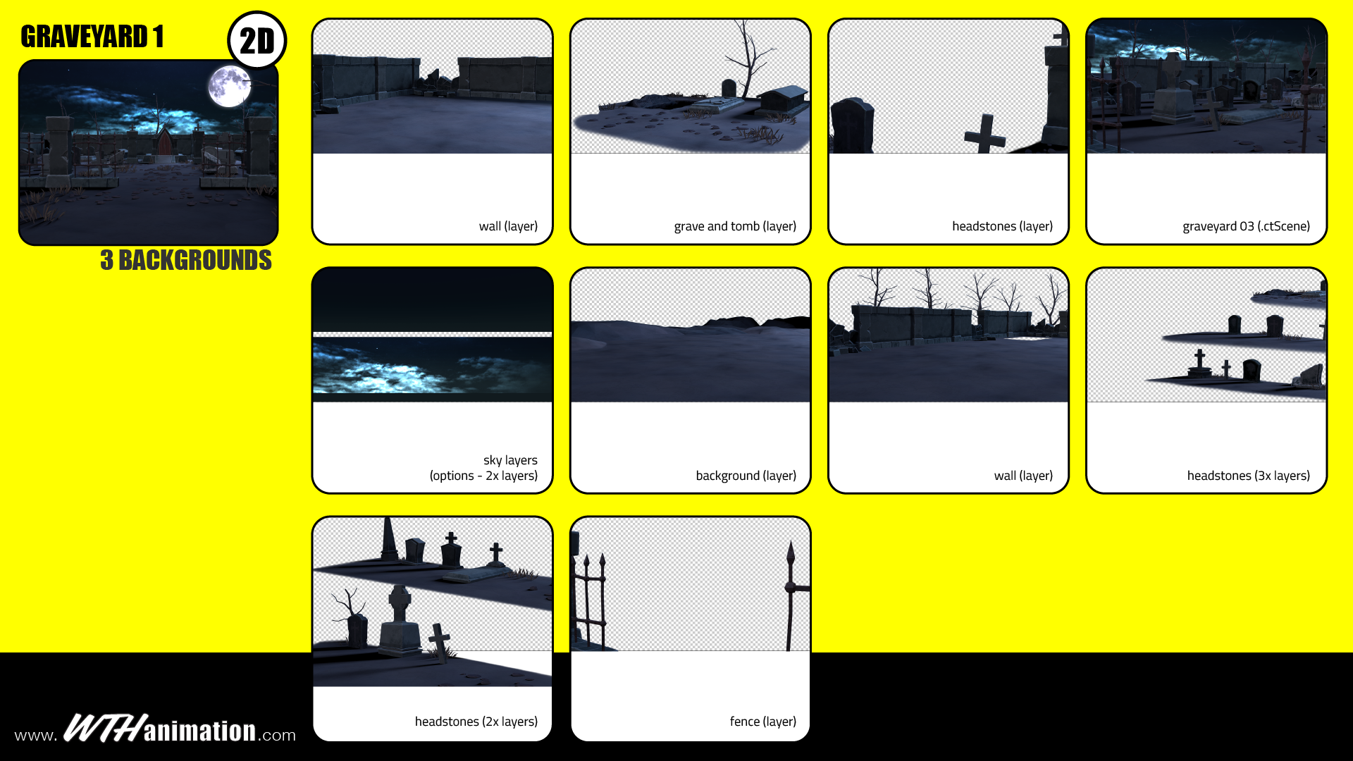 Graveyard 1 - Cartoon Animator/Scene - Reallusion Content Store