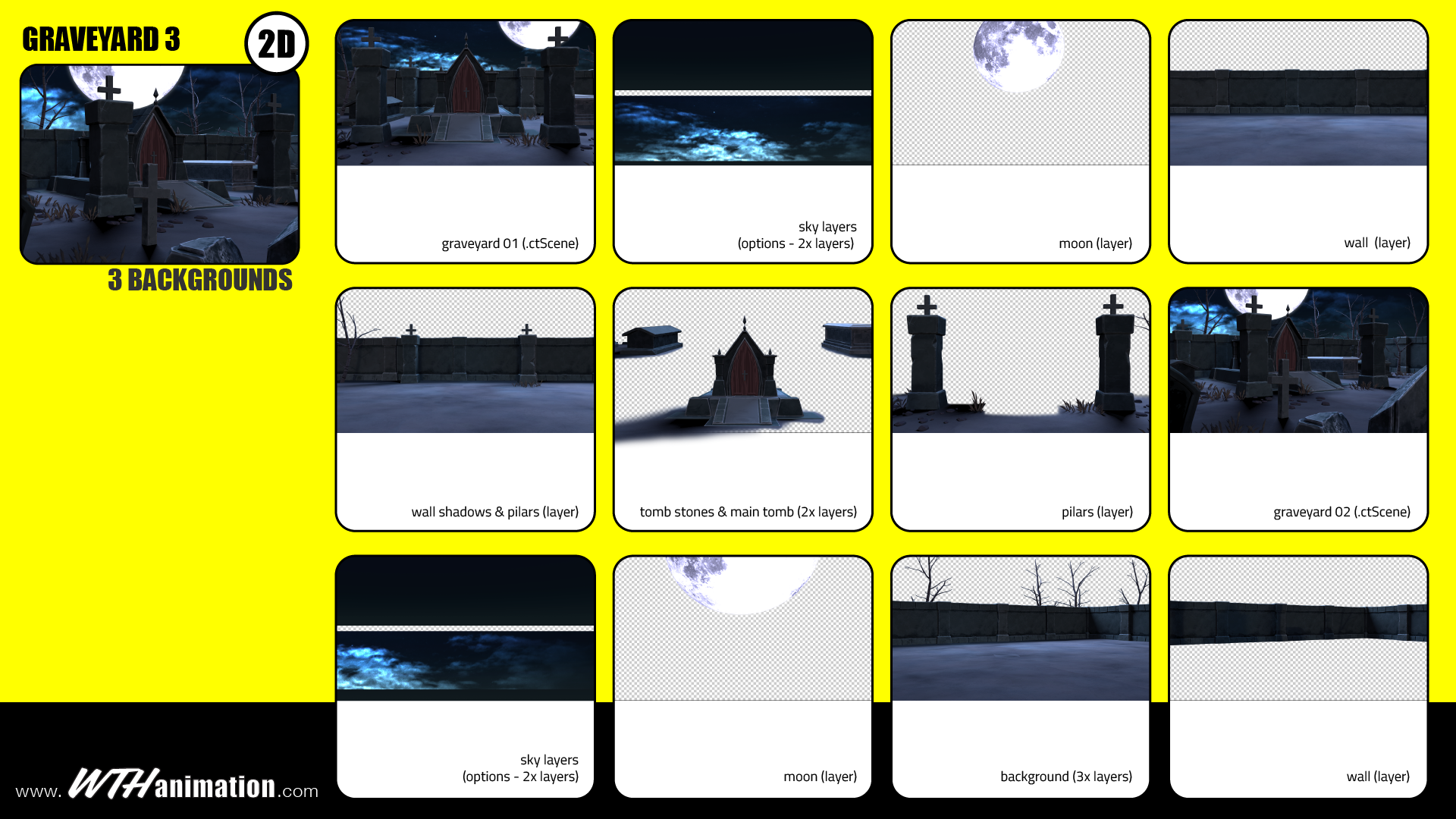 Graveyard 3 - Cartoon Animator/Scene - Reallusion Content Store