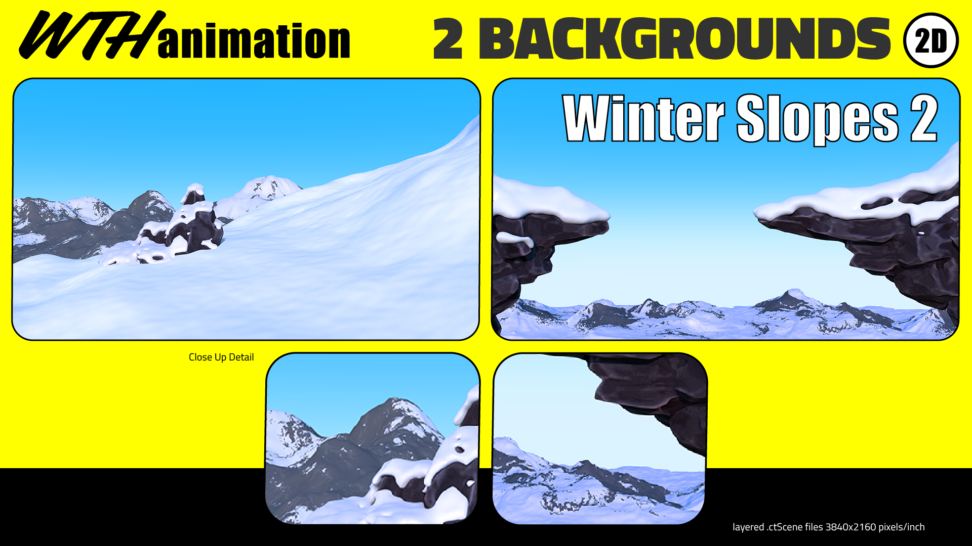 Winter Slopes 2 - Cartoon Animator/Scene - Reallusion Content Store