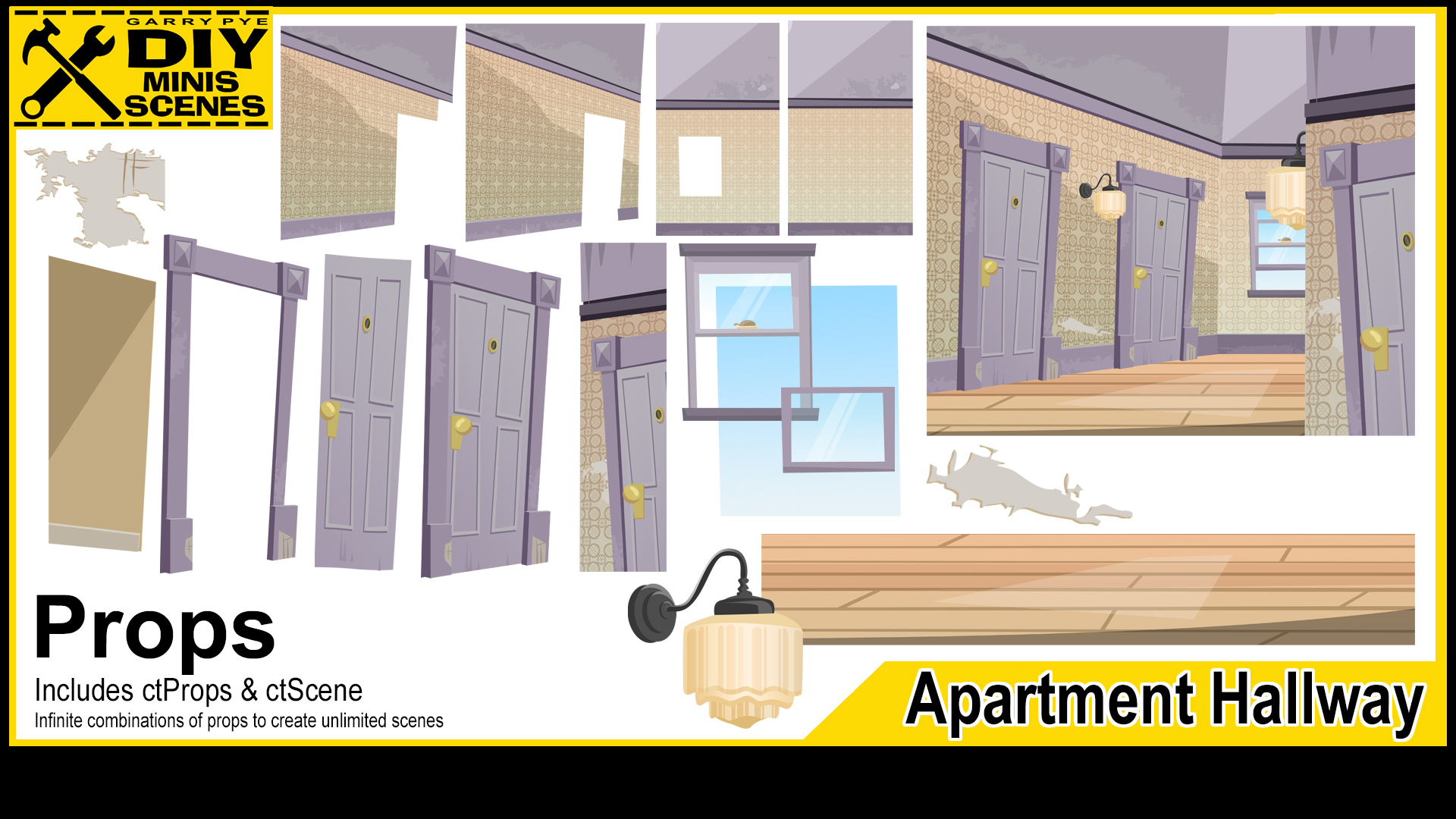 DIY Mini - Apartment Hallway - Cartoon Animator/Scene - Reallusion ...