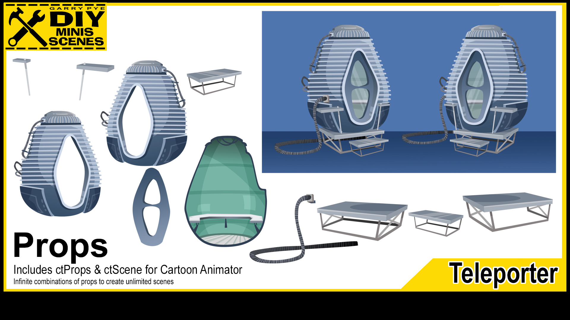 DIY Mini - Teleporter - Cartoon Animator/Scene - Reallusion Content Store