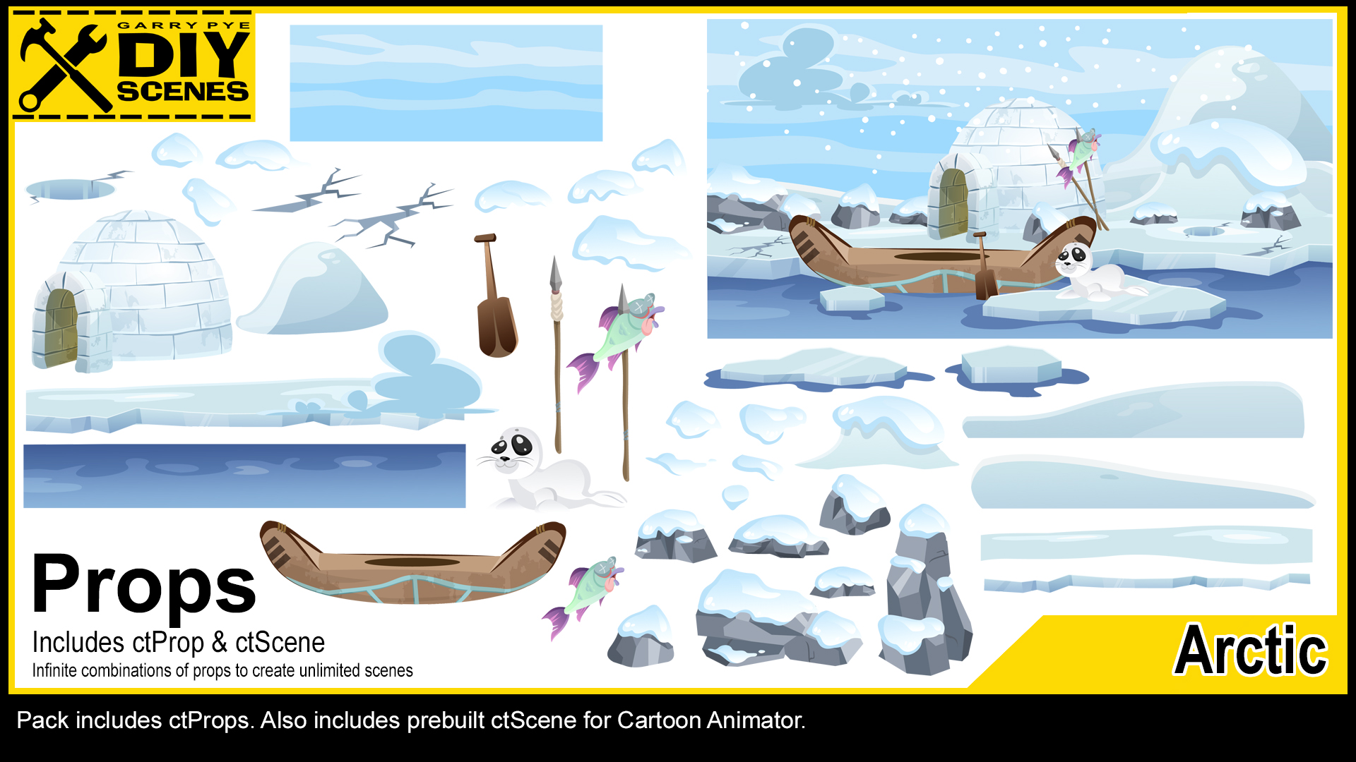 DIY Arctic - Cartoon Animator/Scene - Reallusion Content Store