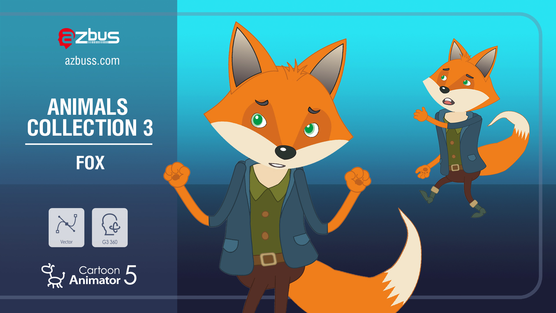 Fox - Cartoon Animator/Actor - Reallusion Content Store