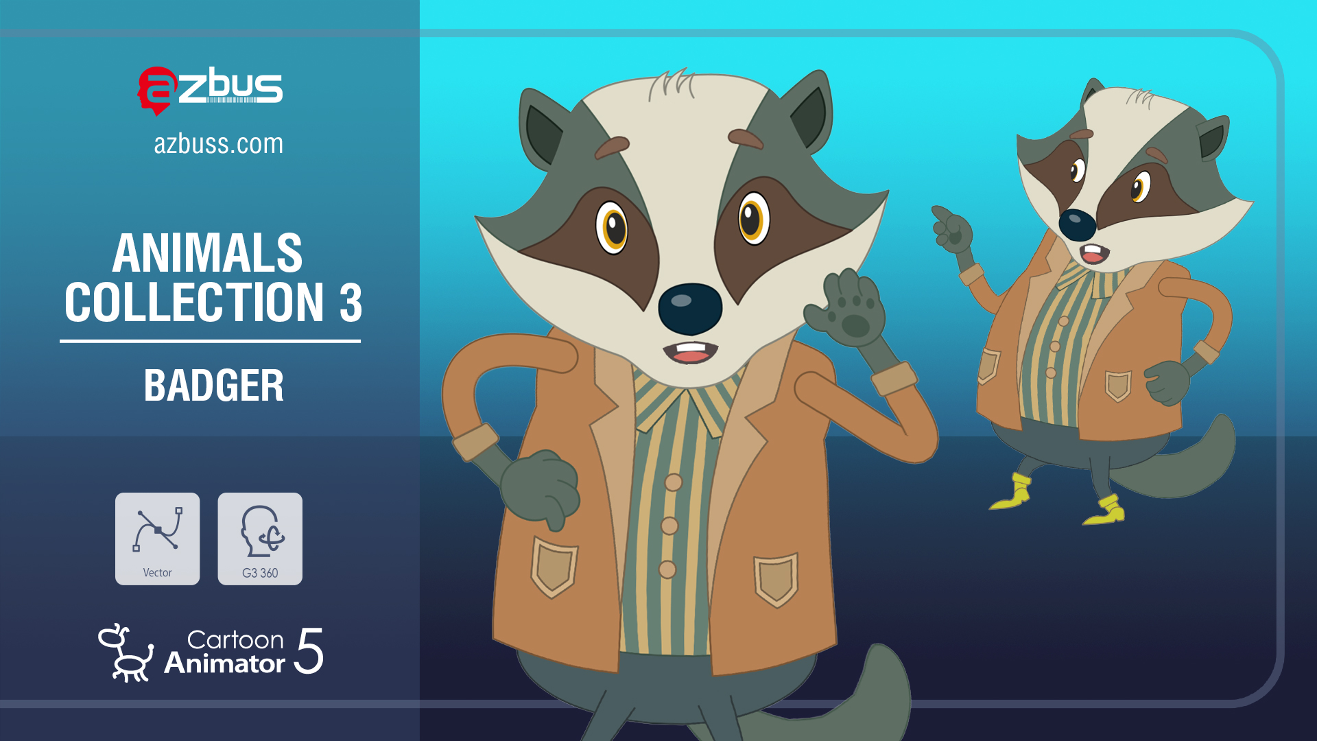 Badger - Cartoon Animator/Actor - Reallusion Content Store