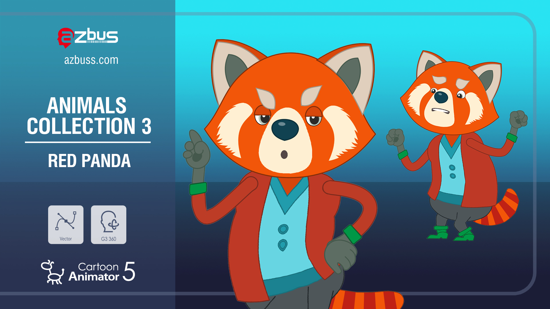 Red panda - Cartoon Animator/Actor - Reallusion Content Store