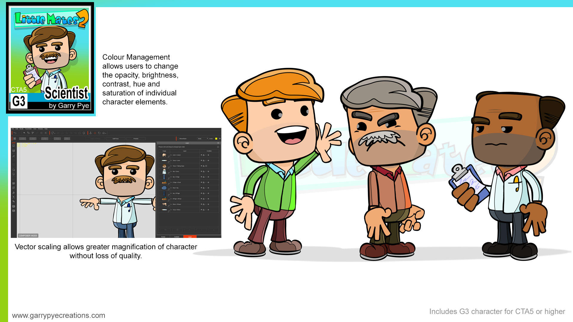 Little Mates 2 - Scientist - Cartoon Animator/Actor - Reallusion ...