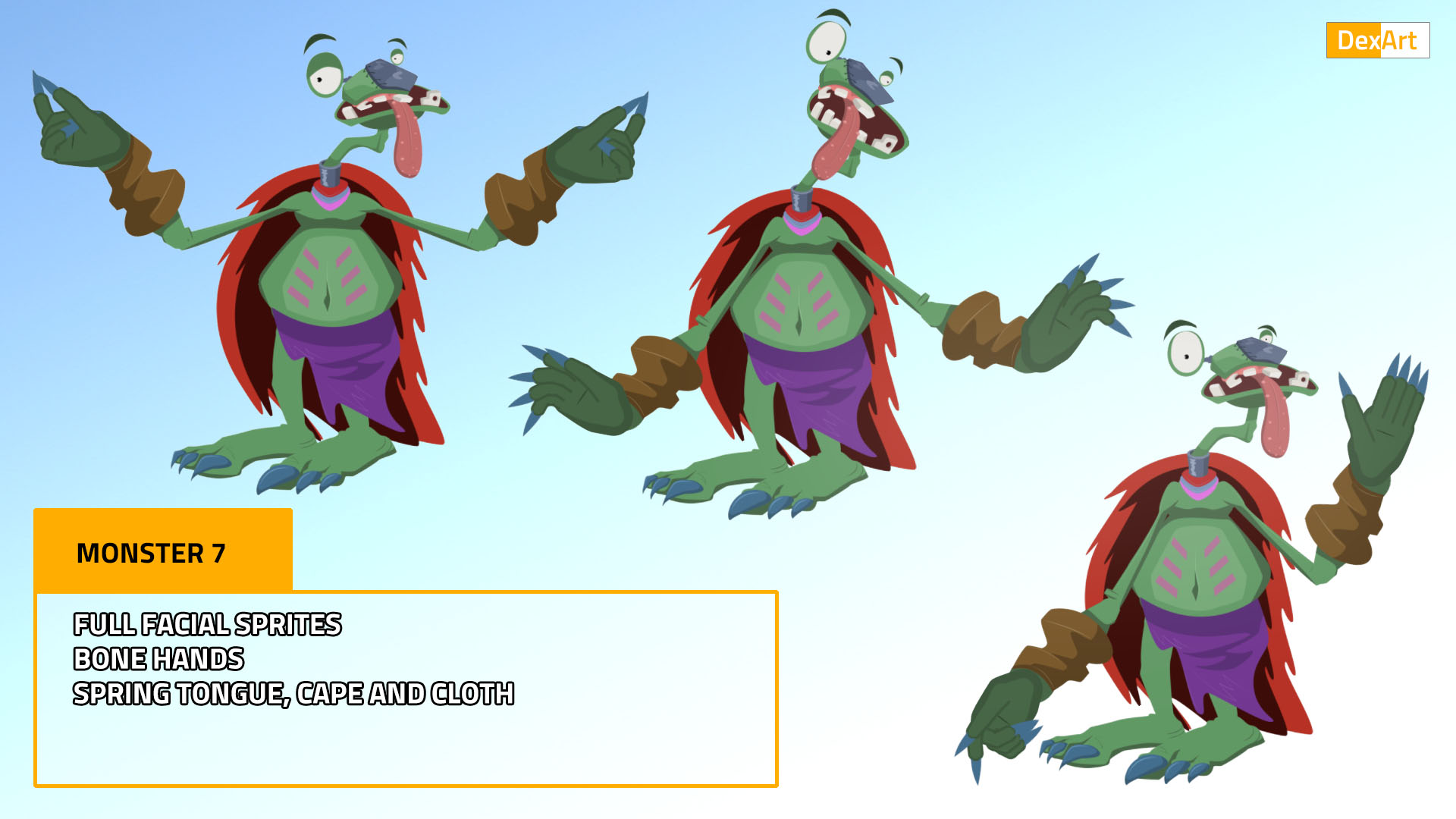 Monster7 - Cartoon Animator/Actor - Reallusion Content Store