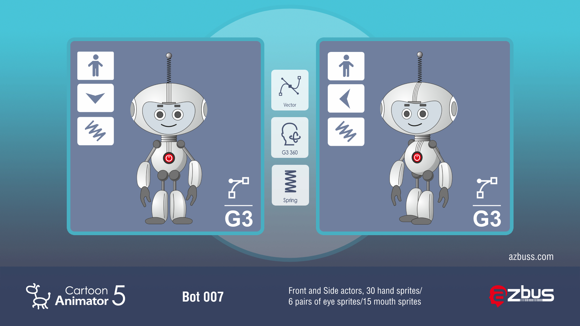Bot 007 - Cartoon Animator/Actor - Reallusion Content Store