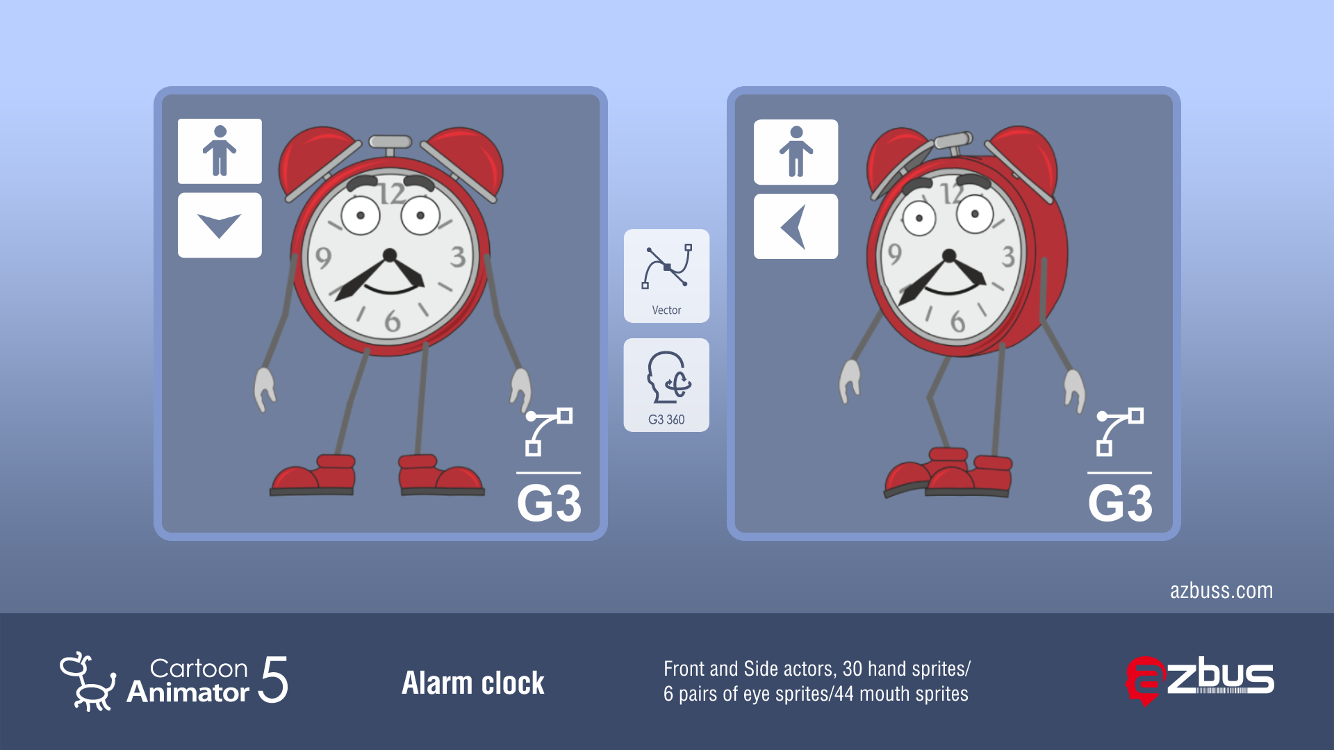 Evolution of the clock - Cartoon Animator/Actor - Reallusion Content Store