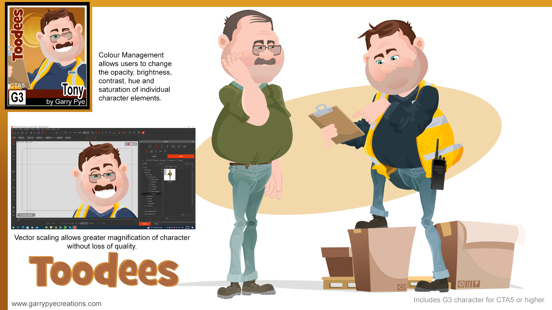 Toodees - Tony - Cartoon Animator/Actor - Reallusion Content Store