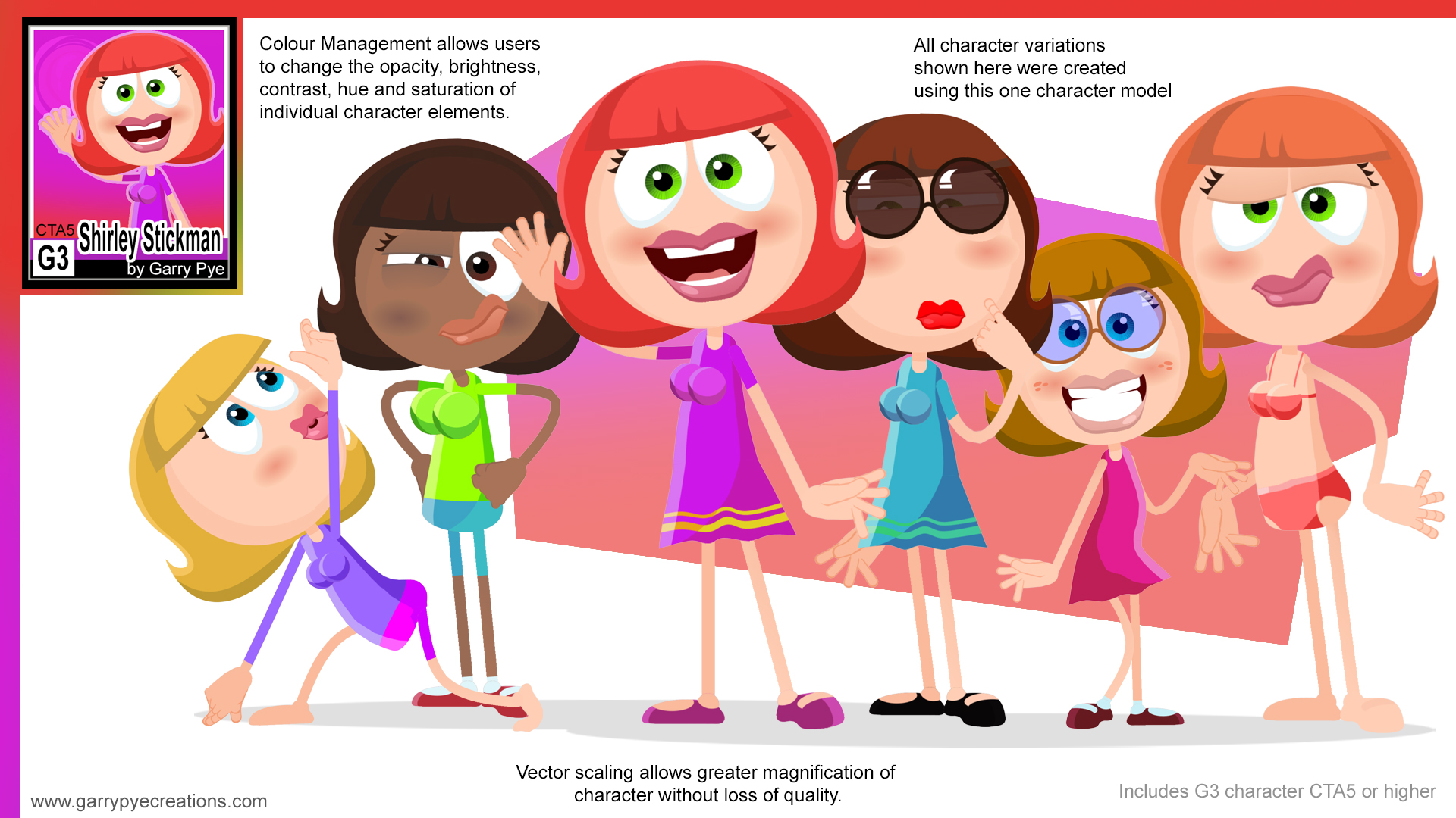Shirley Stickman CTA5 - Cartoon Animator/Actor - Reallusion Content Store