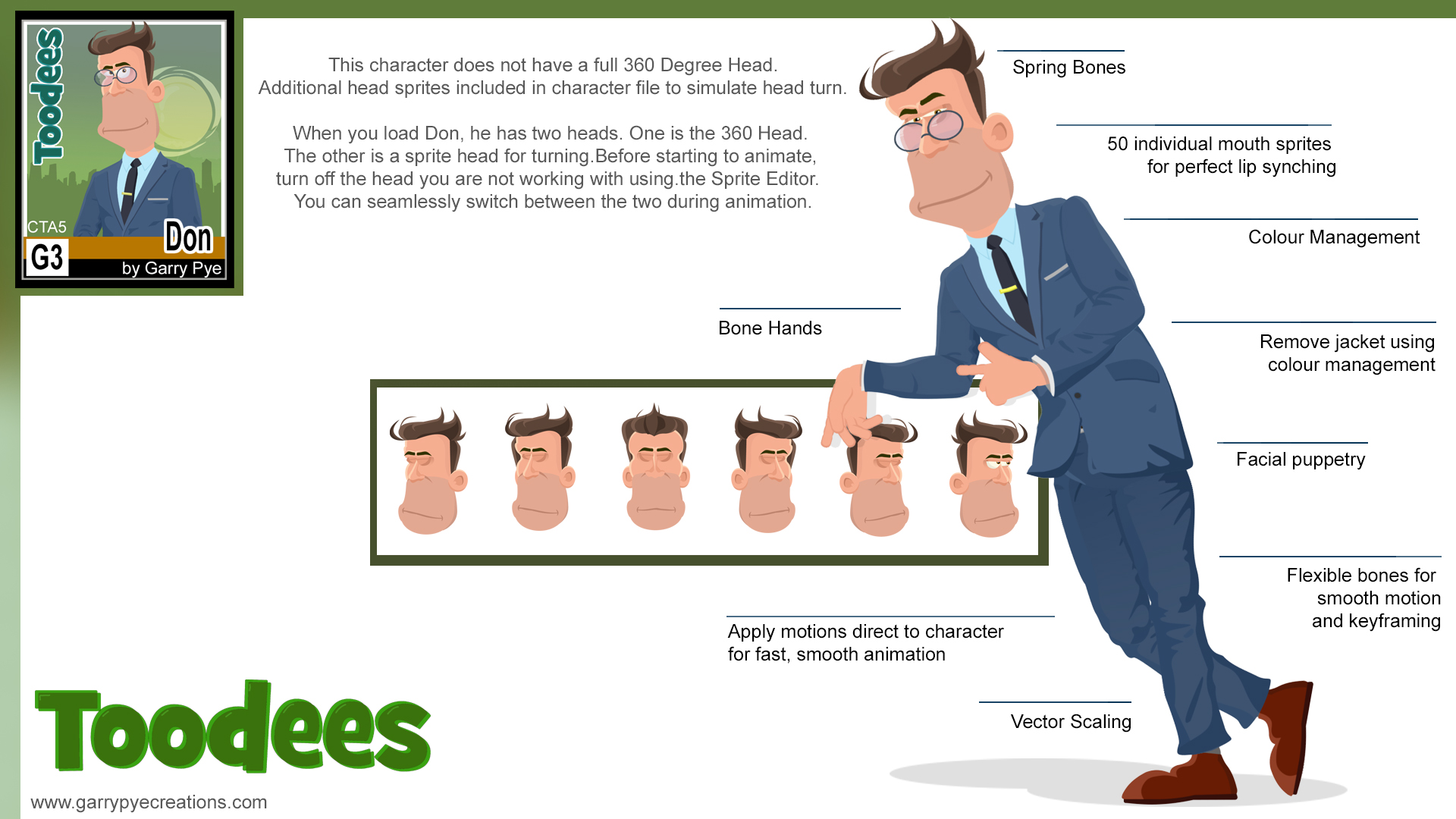 Toodees - Don - Cartoon Animator/Actor - Reallusion Content Store