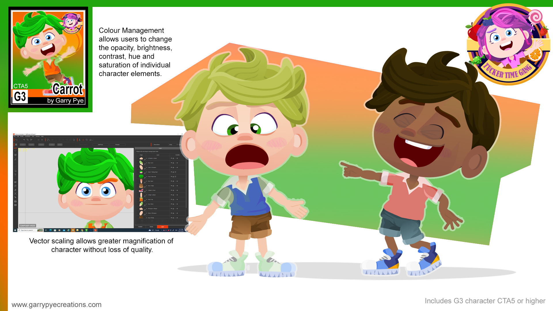 Tucker Time Gang - Carrot - Cartoon Animator/Actor - Reallusion Content ...
