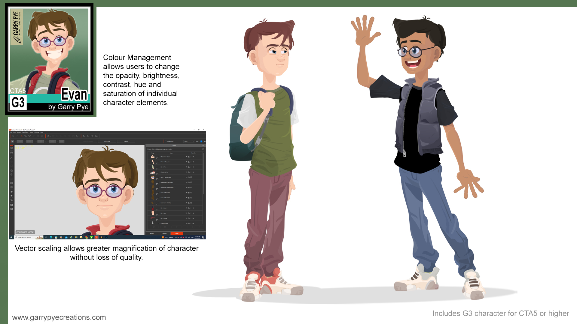 Pro Series - Evan - Cartoon Animator/Actor - Reallusion Content Store