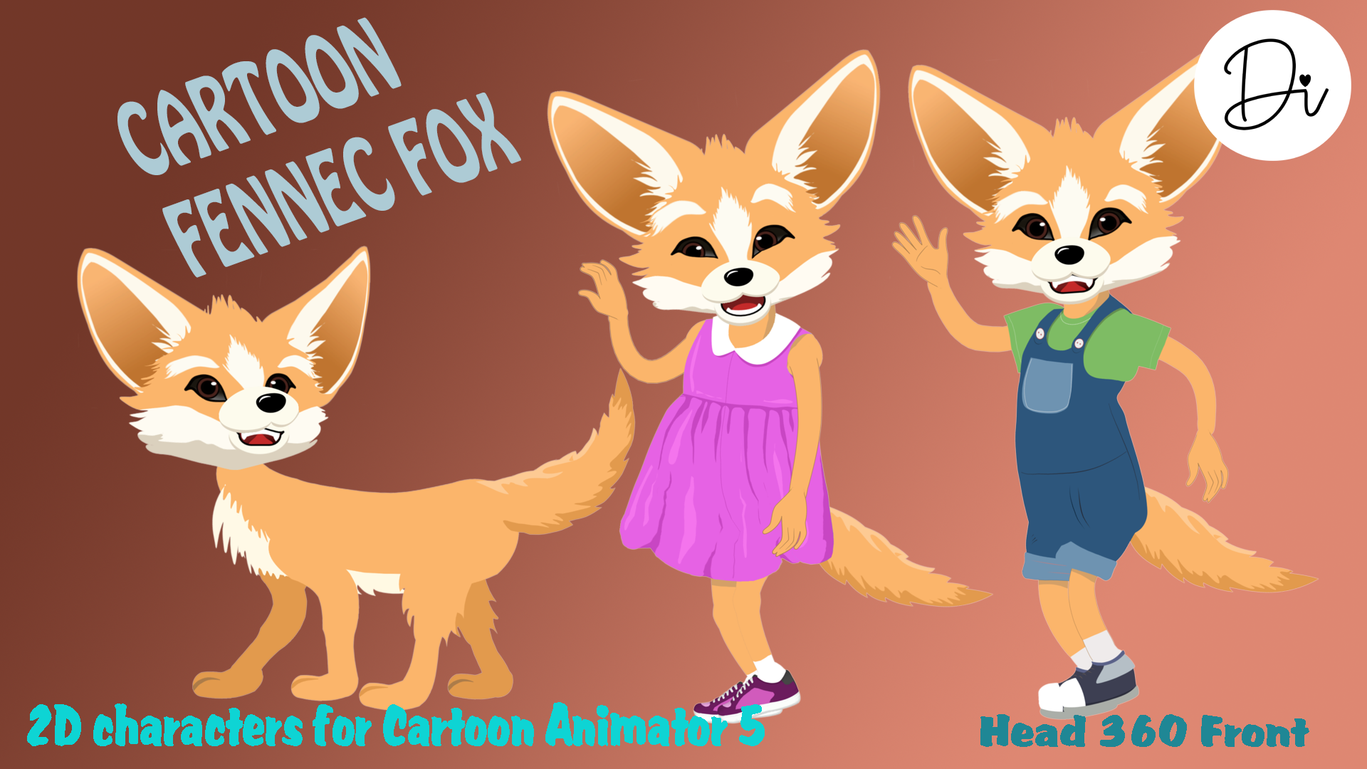 Fennec Fox - Cartoon Animator/Actor - Reallusion Content Store