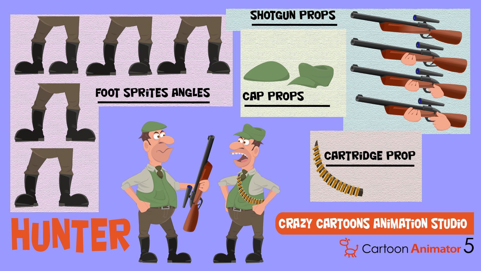 Hunter - Cartoon Animator/Actor - Reallusion Content Store