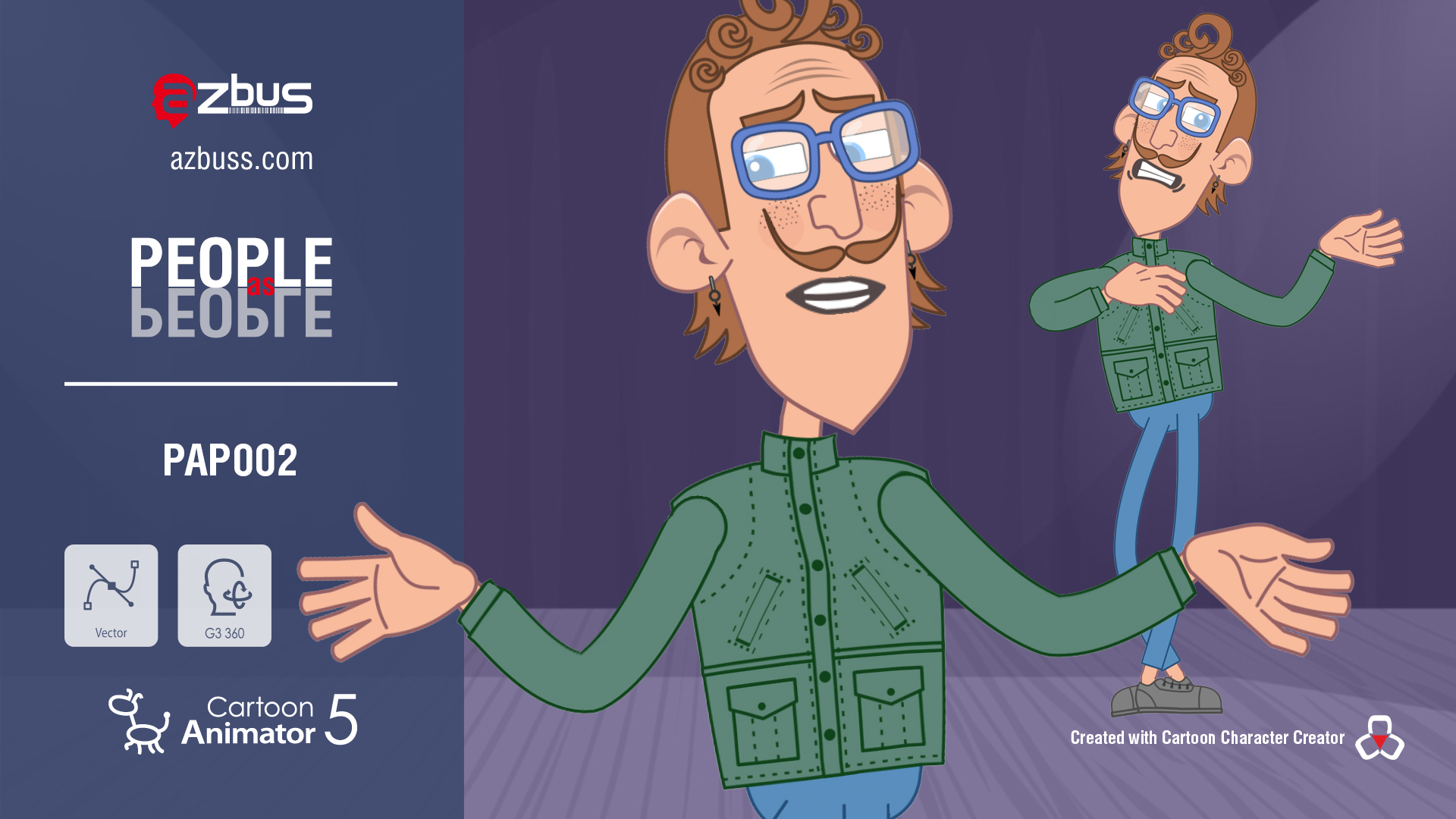 PAP002 - People as People - Cartoon Animator/Actor - Reallusion Content ...