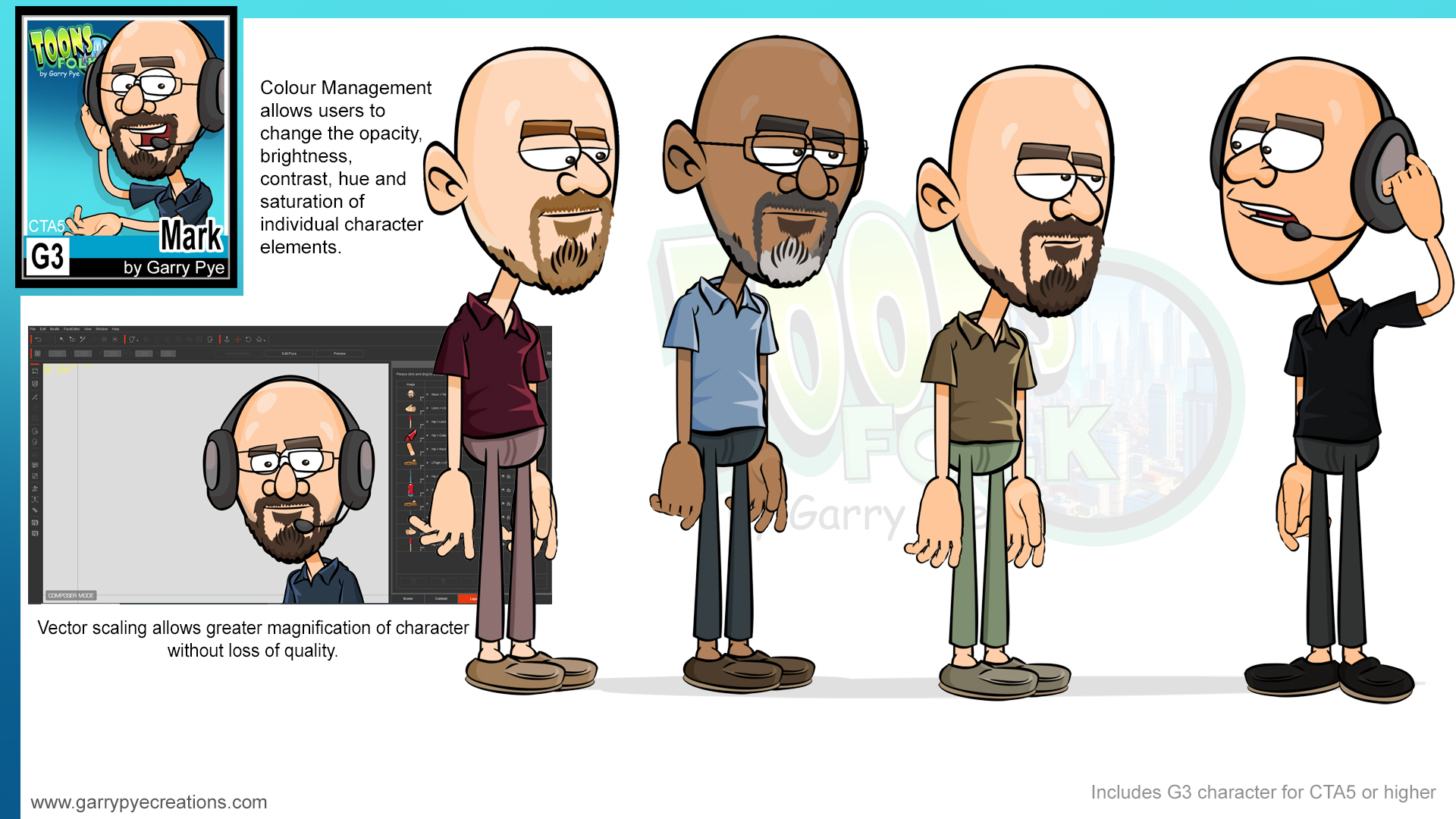 Toons Folk - Mark - Cartoon Animator/Actor - Reallusion Content Store