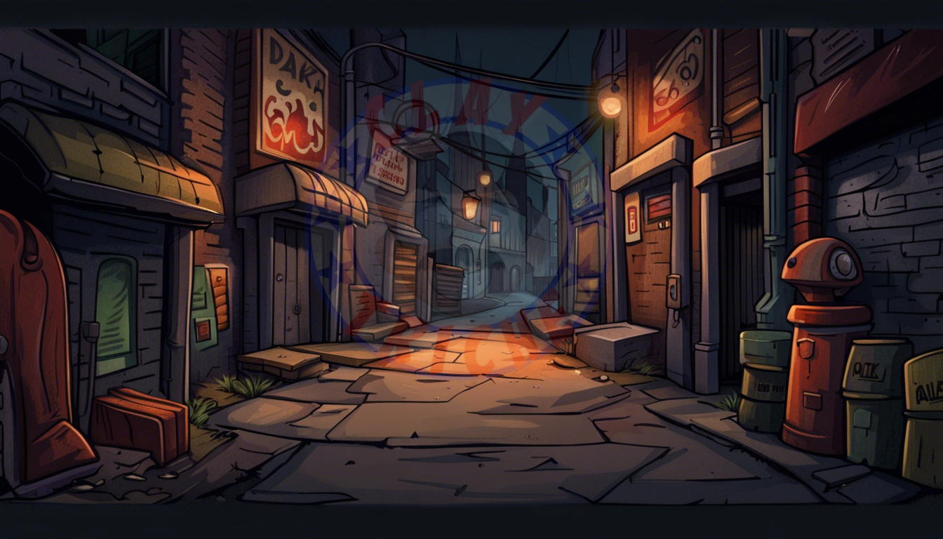 Cartoony City Alley Scenes - Cartoon Animator/Scene - Reallusion ...