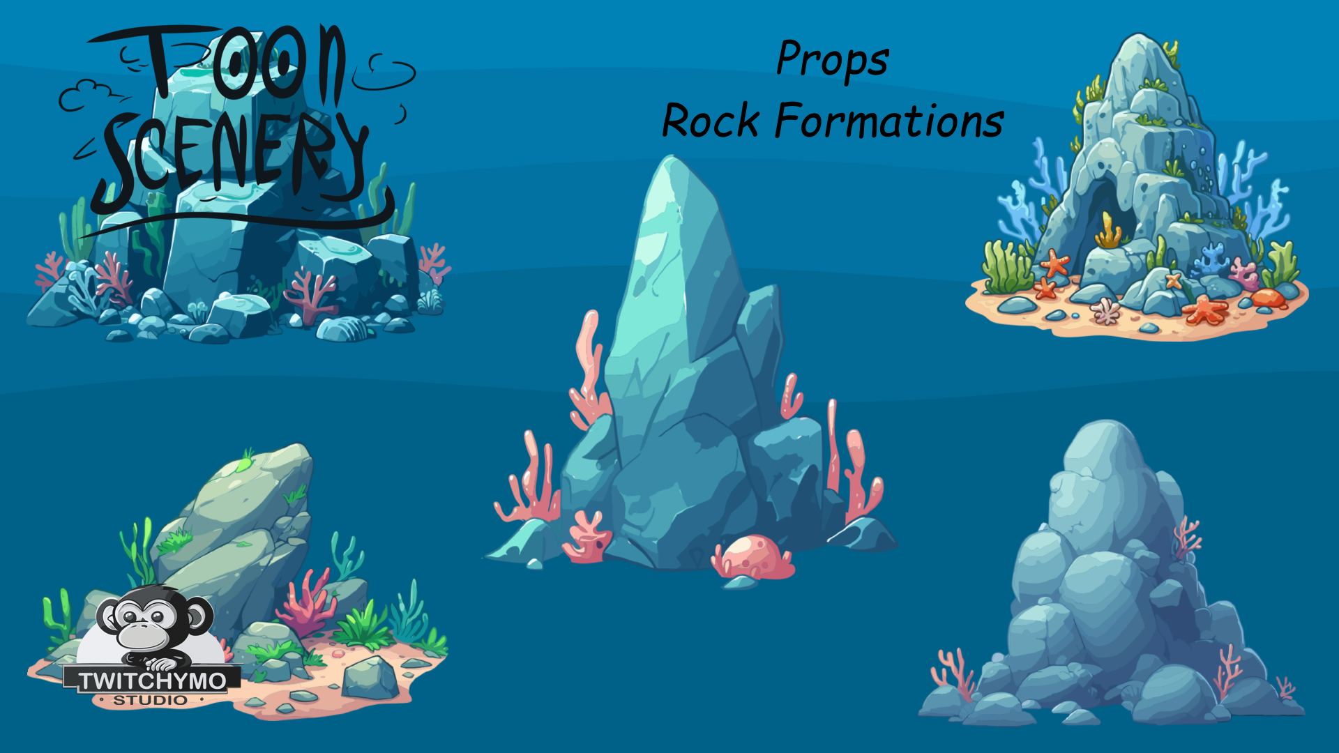 Toon Scenery - The Reef - Cartoon Animator/Scene - Reallusion Content Store