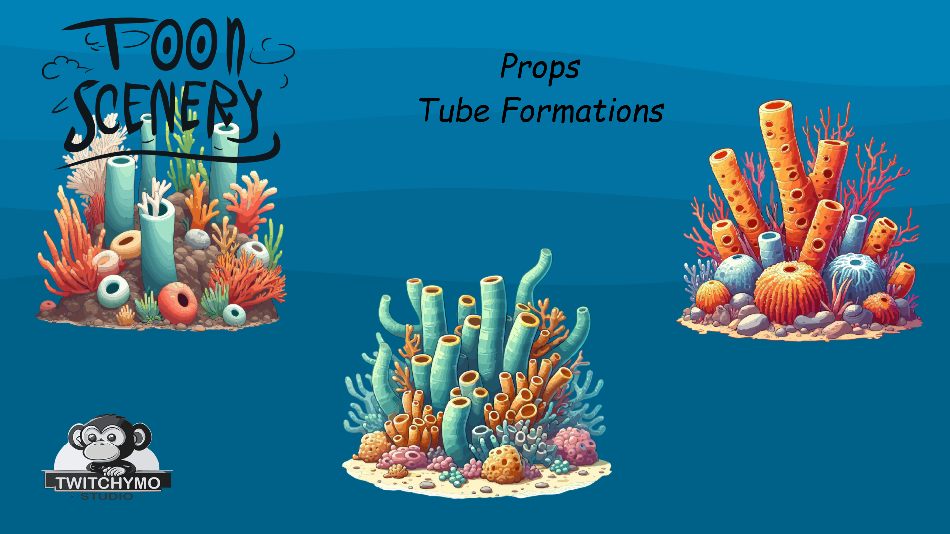 Toon Scenery - The Reef - Cartoon Animator/Scene - Reallusion Content Store