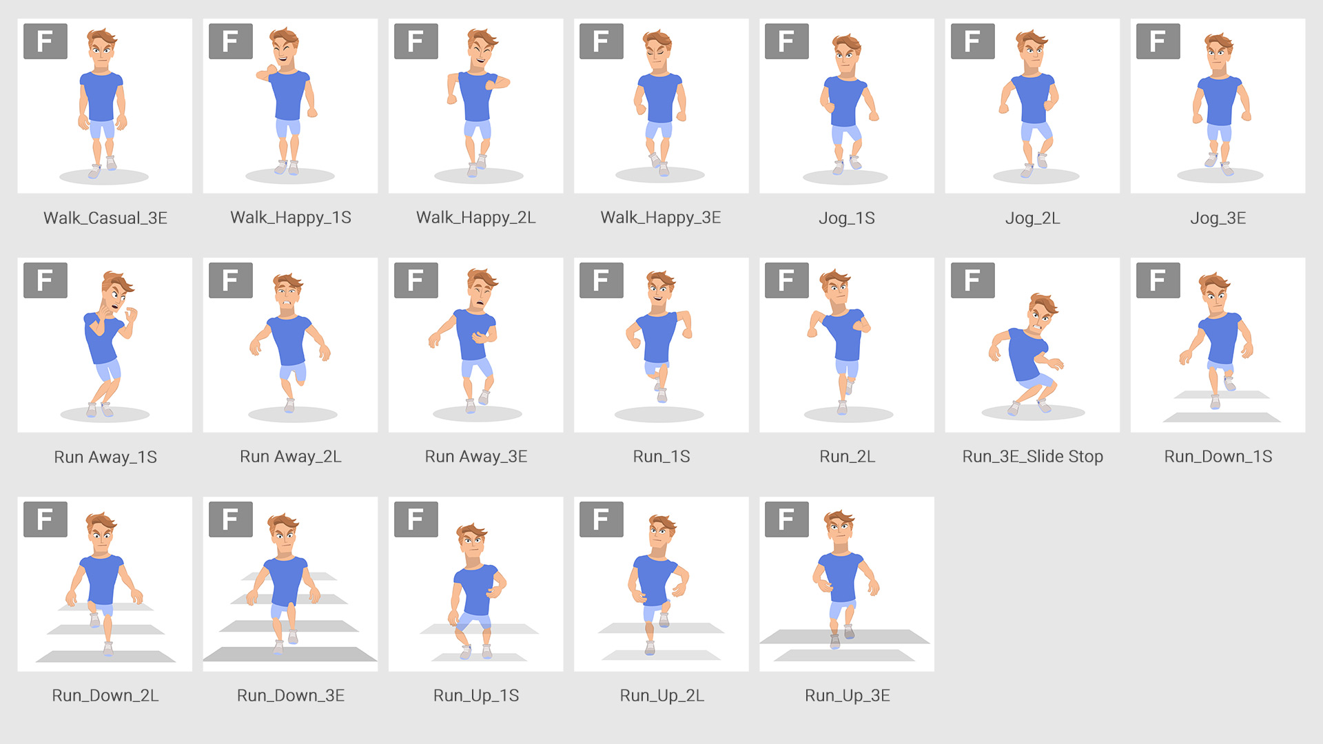 2D Act and Move for Male - Cartoon Animator/Animation - Reallusion ...