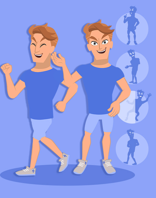2D Act and Move Combo - Cartoon Animator/Combo (Multiple-PID ...