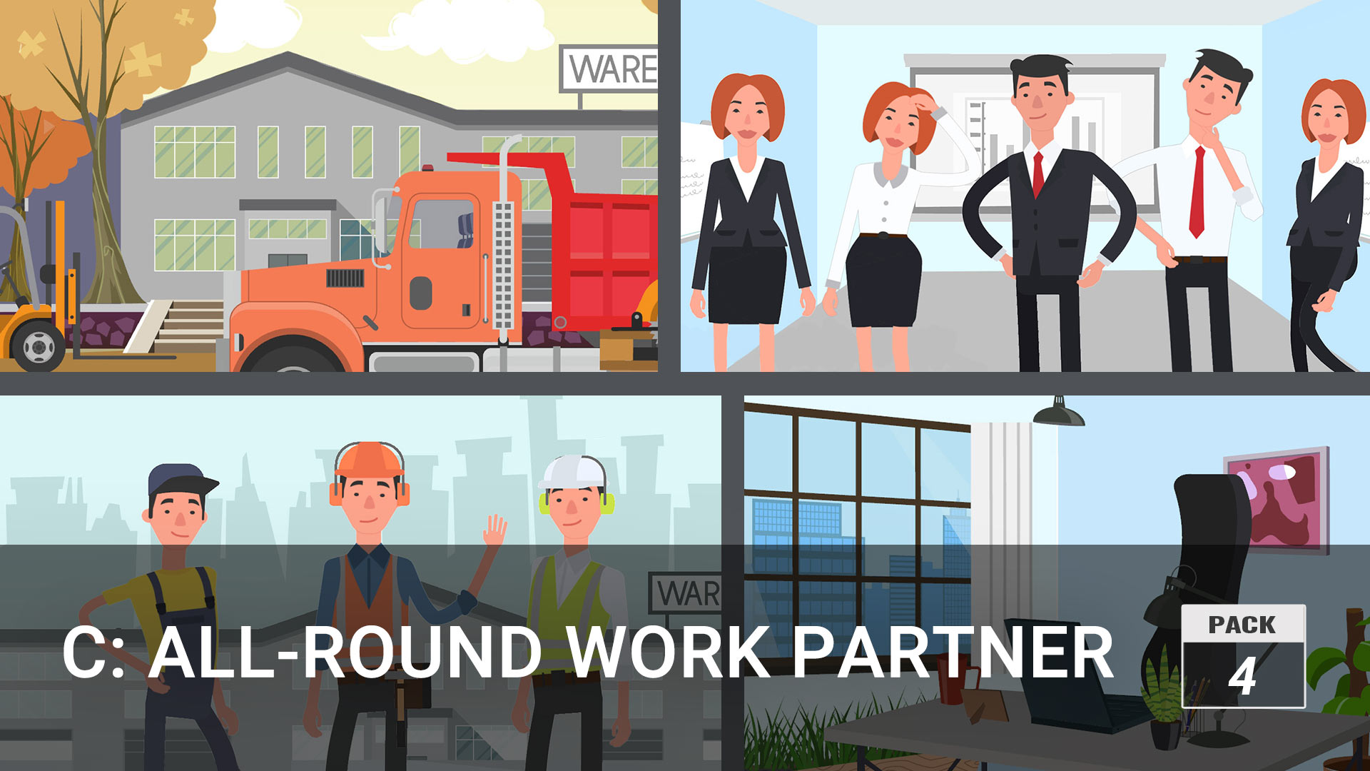 C: All-Round Work Partner - Cartoon Animator/Combo (Multiple-PID ...