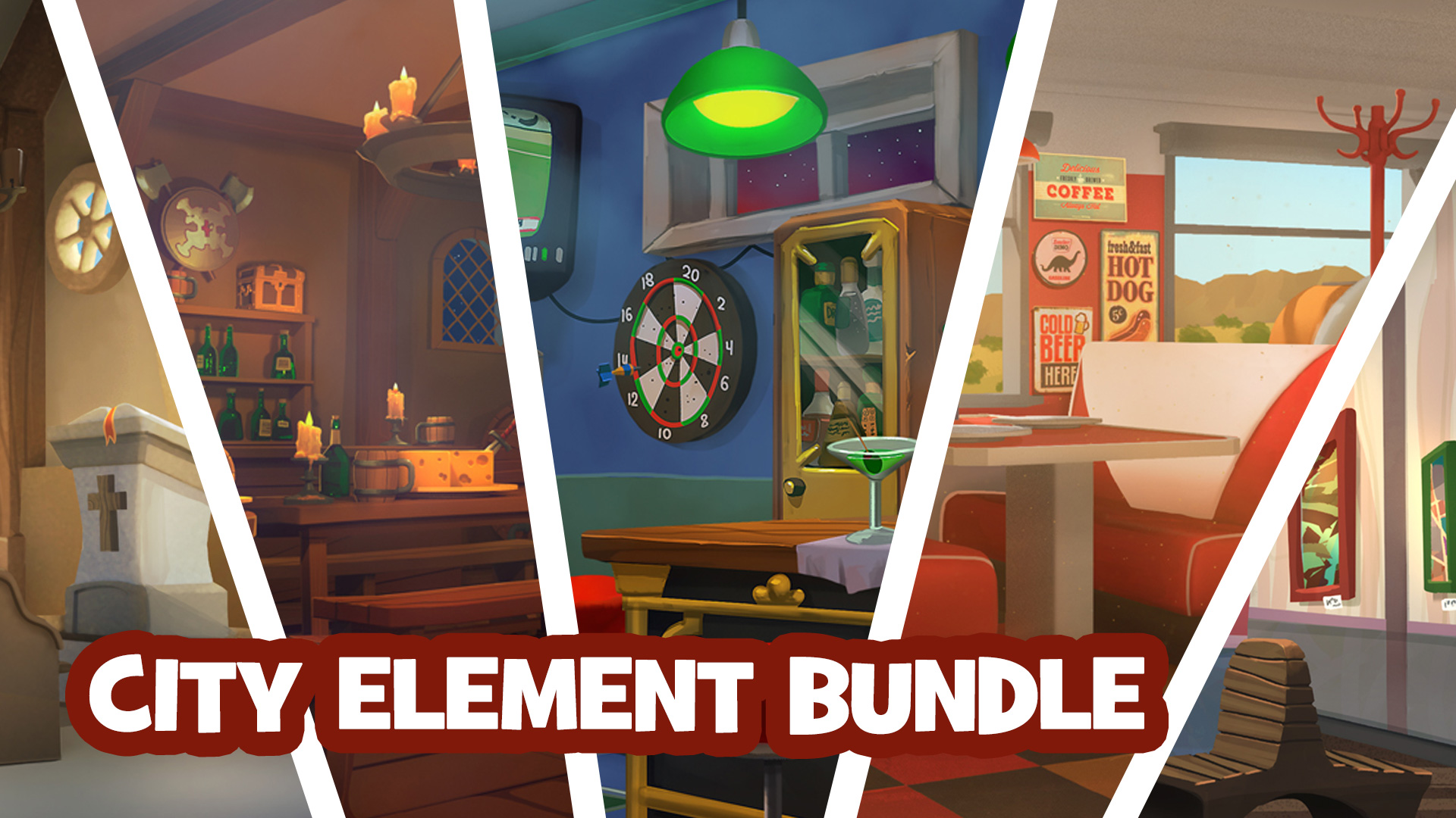City Element Bundle - Cartoon Animator/Combo (Multiple-PID) - Reallusion Content Store