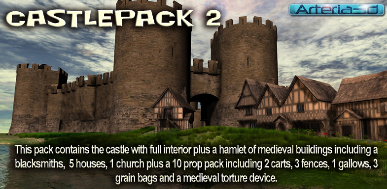 Castlepack 2 Medieval Set - iClone/Stage - Reallusion Content Store