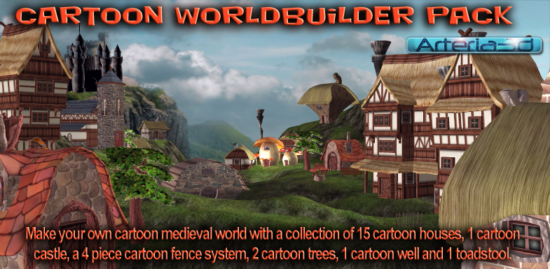 Cartoon Medieval Worldbuilder Pack - iClone/Stage - Reallusion Content ...