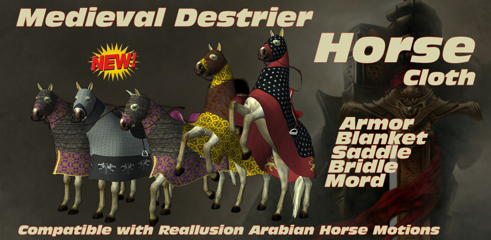 G5 Medieval Destrier Horse - iClone/Actor - Reallusion Content Store