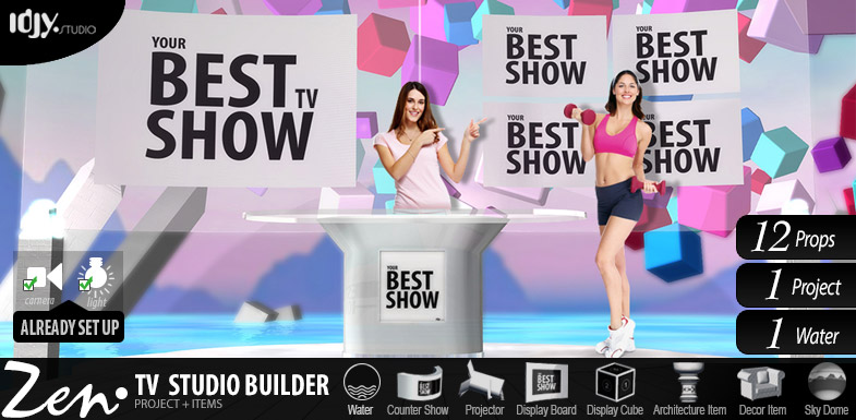 Best TV Show - Zen Studio - iClone/Stage - Reallusion Content Store