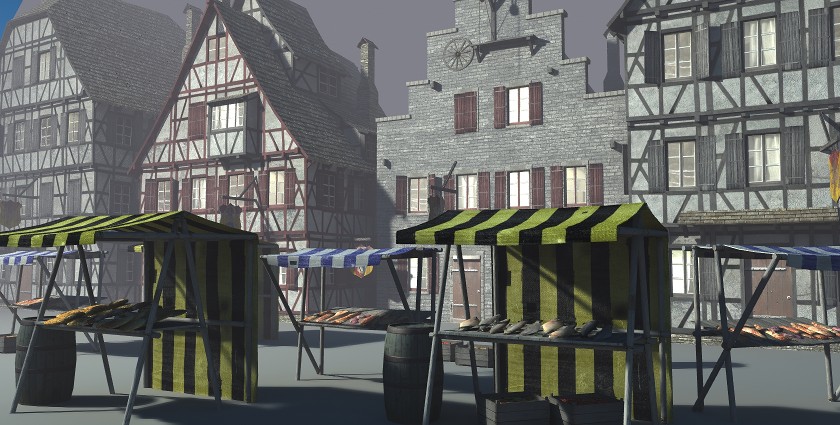 Medieval Marketplace - iClone/Stage - Reallusion Content Store
