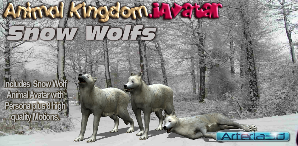 ANIMAL KINGDOM Snow Wolf - iClone/Actor - Reallusion Content Store